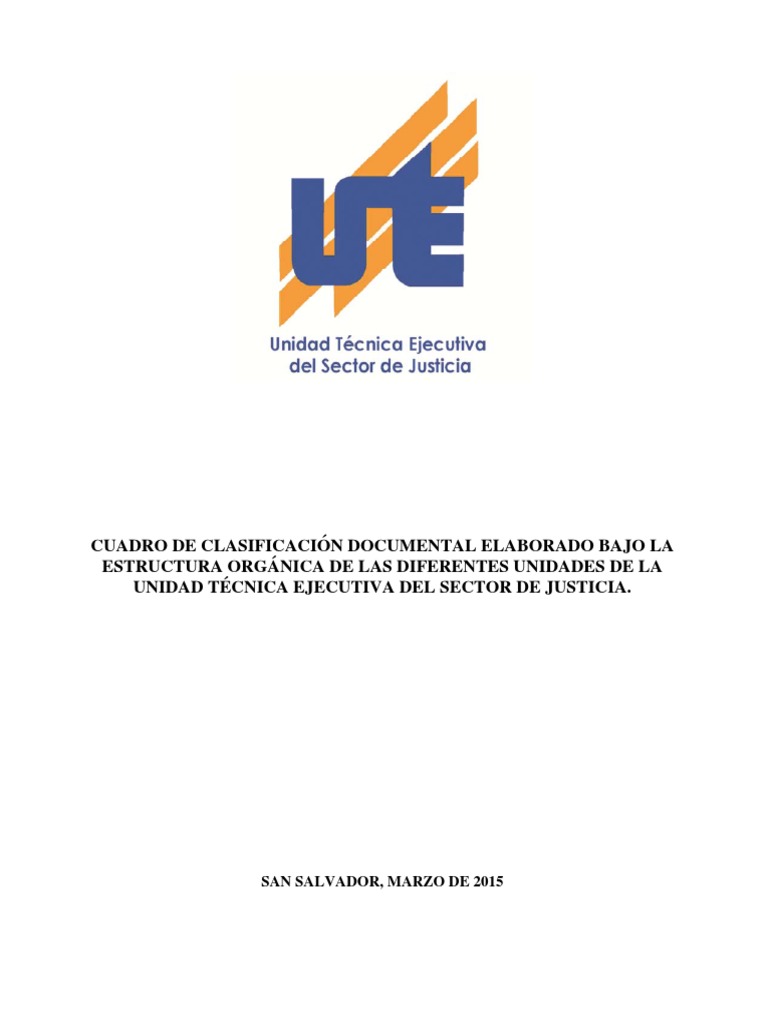 Cuadro de Clasificación Documental | PDF | Archivo de computadora | Institución