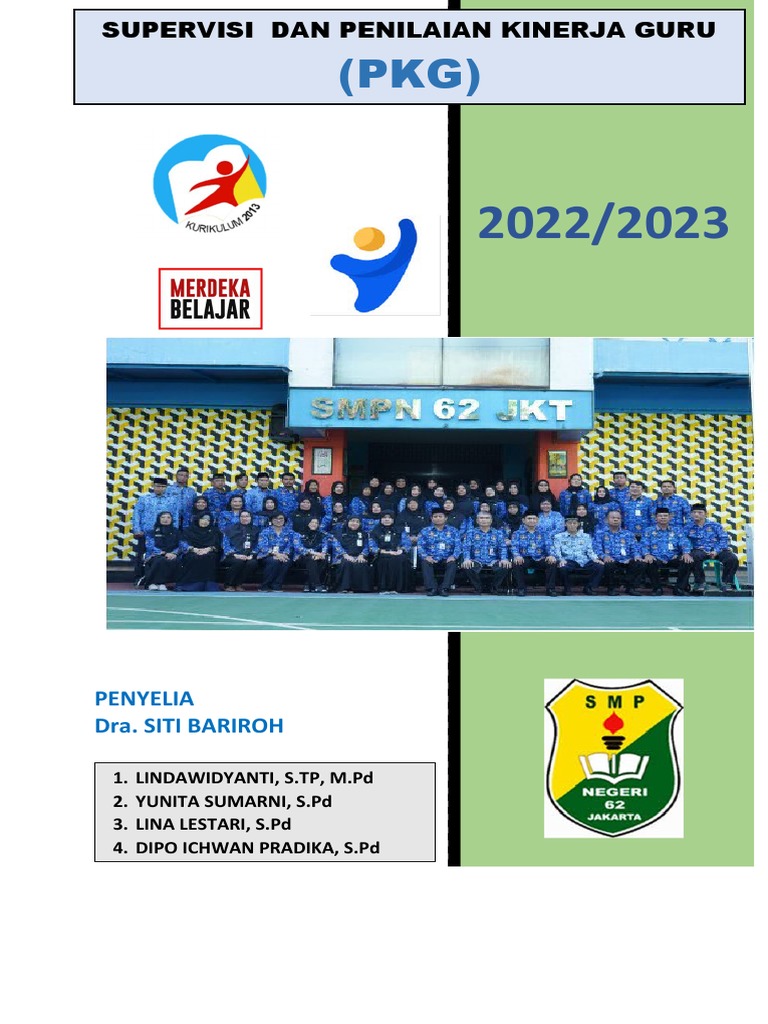 Cover Supervisi Dan Penilaian Kinerja Guru | PDF