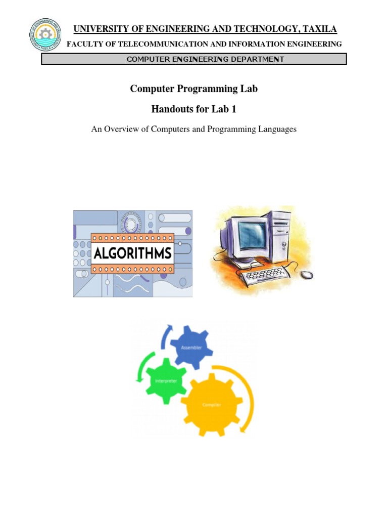 Handouts For Lab 1 | PDF | Computer Program | Programming