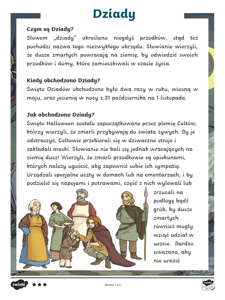 Po JP 188 Dziady Czytanie Ze Zrozumieniem Poziom Zrnicowany - Ver - 3 | PDF