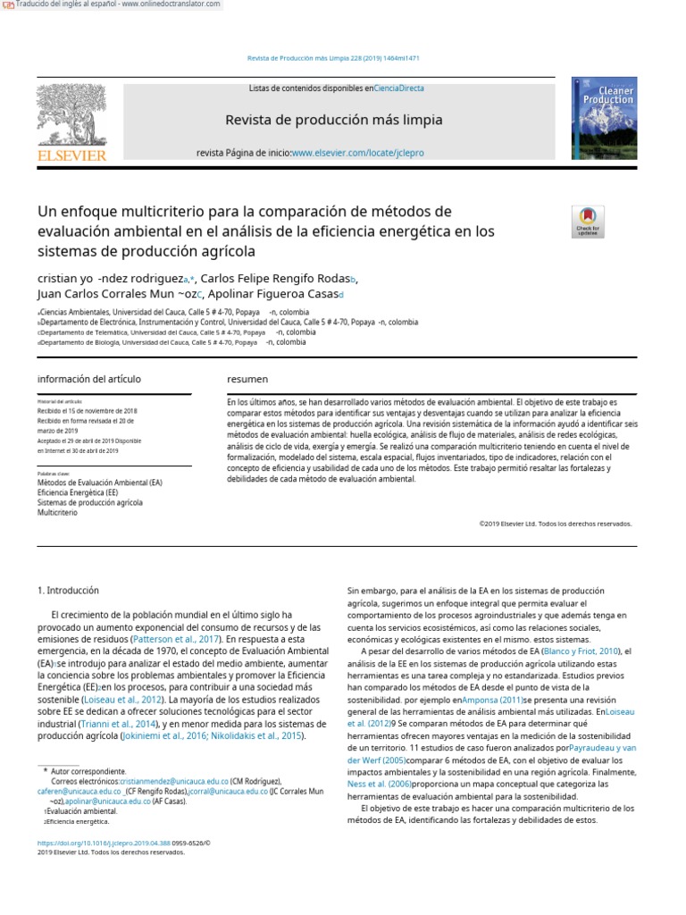 Lectura Previa Clase 4 Multi Criteria Approach For Comparison of EA EE ... Lectura Previa Clase 4 Multi Criteria Approach For Comparison of EA EE ...