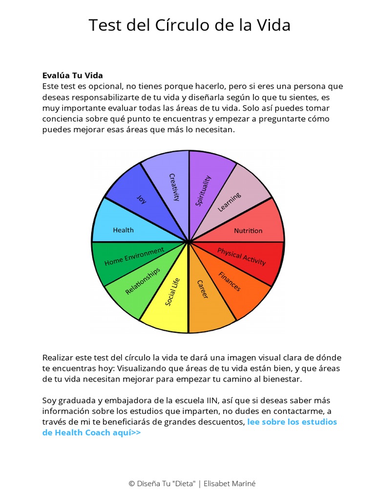 Test Del Círculo de La Vida | PDF