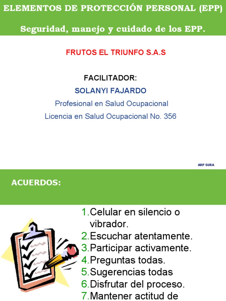 Uso de Epp | PDF