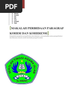 Perbedaan Kohesi Dan Koherensi Beserta Contohnya | PDF