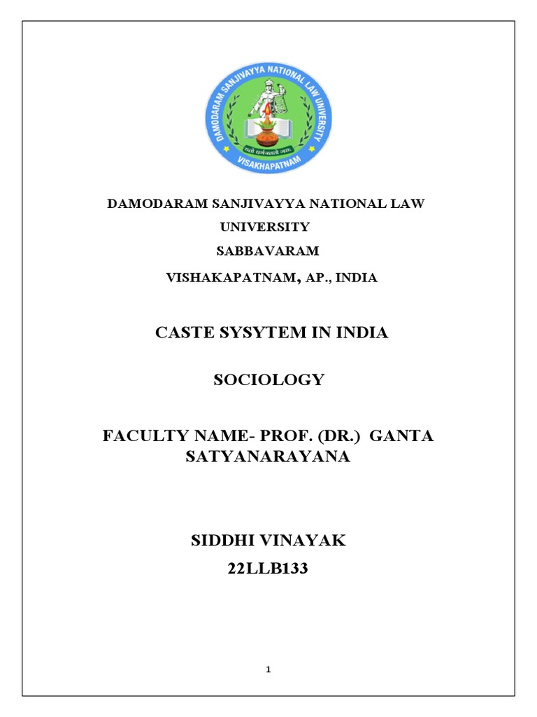 Exploring the Complex Social Structure of the Caste System in India | PDF | Caste | Dalit