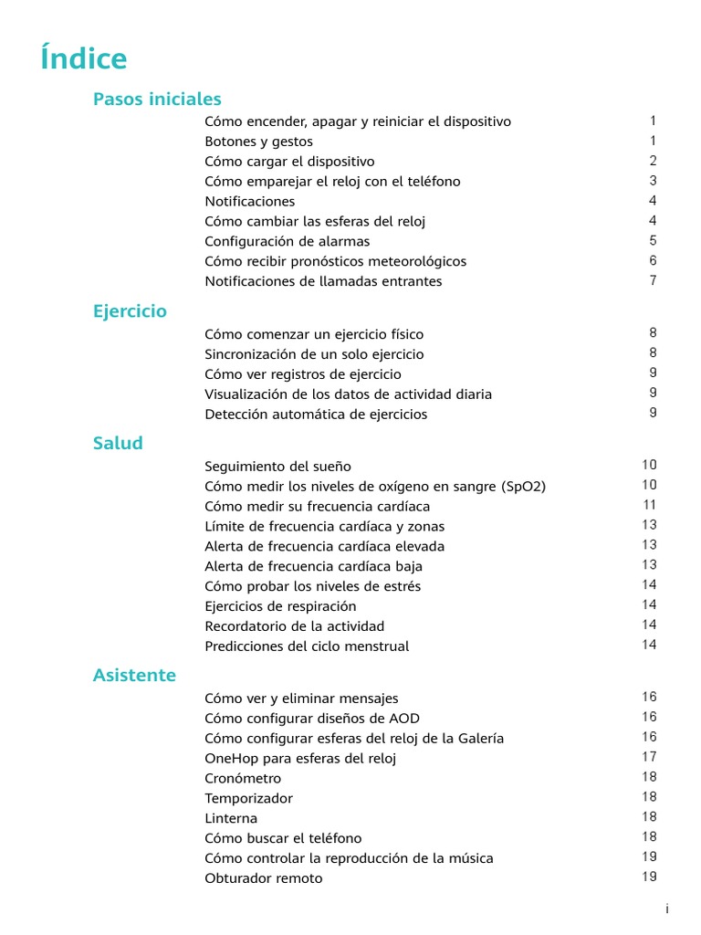 Huawei Watch Fit Guía Del Usuario Tia B09andb19andb29 02 Es Us Pdf