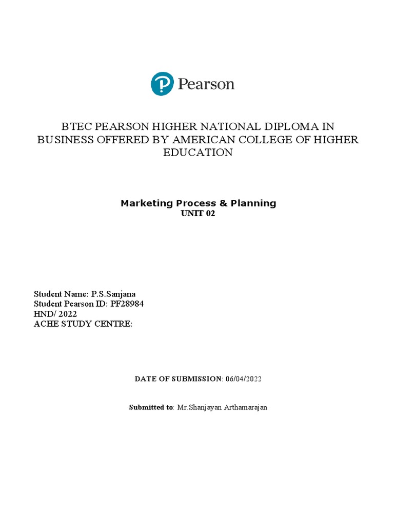 P S Sanjana Transcript Pdf Marketing Marketing Strategy