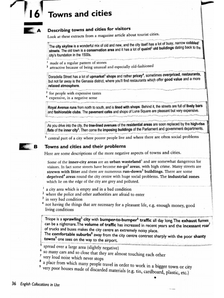 Towns and Cities | PDF