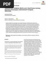 Model Implementasi Kebijakan Ripley Dan Franklin | PDF