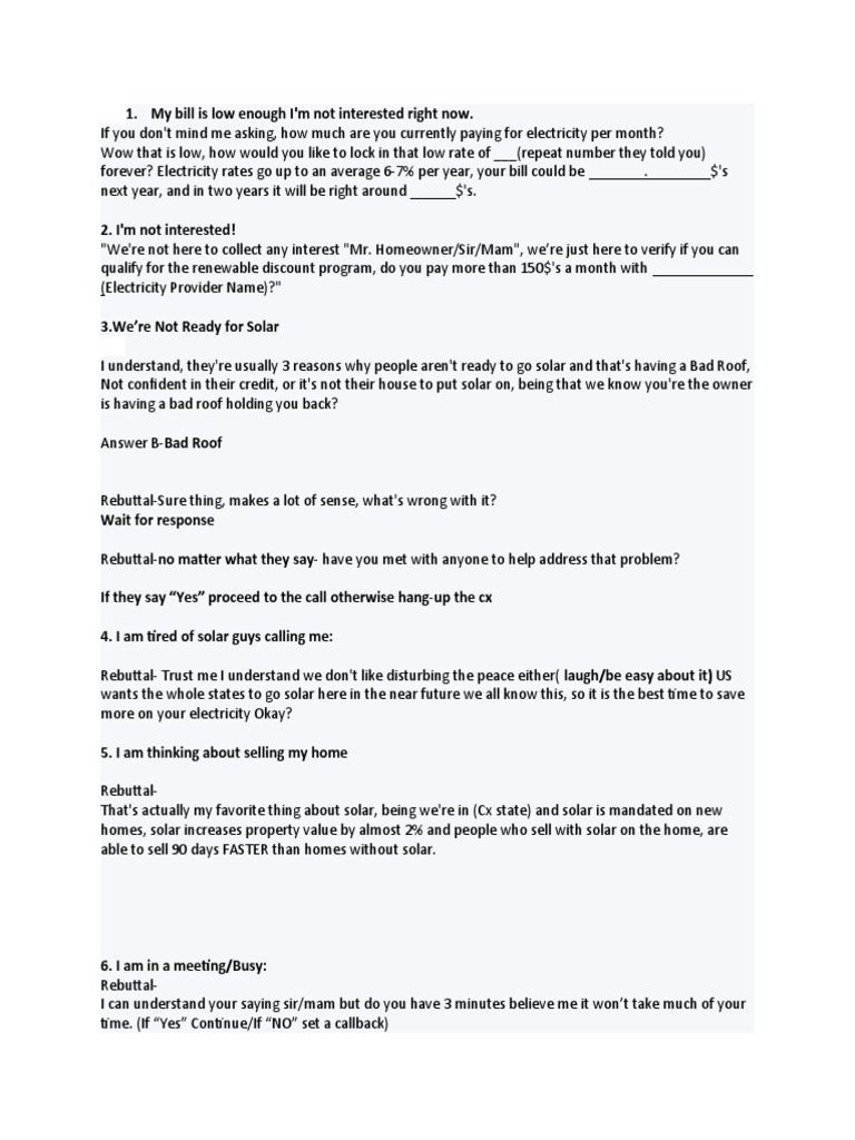 Solar Rebuttals Updated | PDF