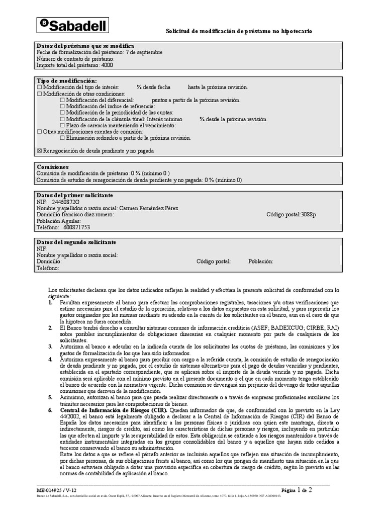 BS CAST Novacion Consumo GCR 5096305 | PDF | Privacidad de la información | Bancos