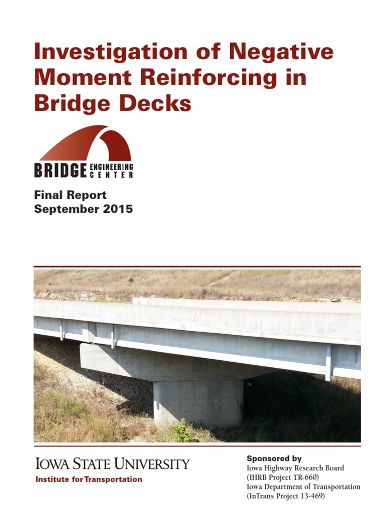 Negative Moment Reinforcement in Bridges | PDF | Bridge | Reinforcement