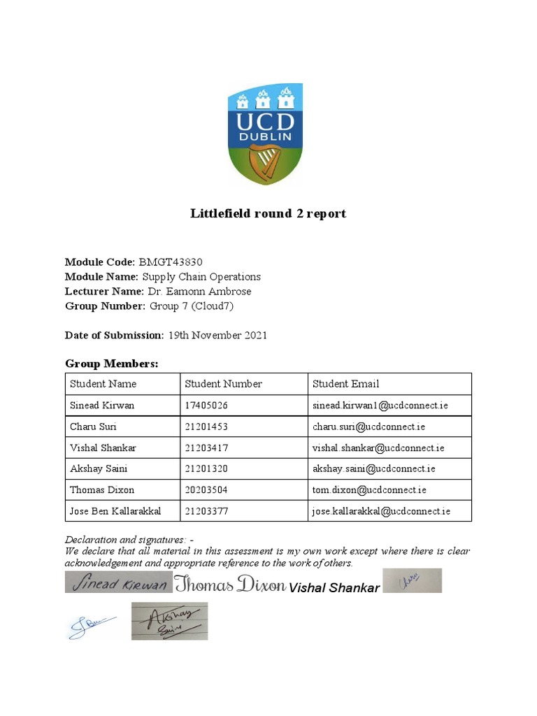 Littlefield Simulation Round 2 Analysis | PDF | Inventory | Scheduling ...