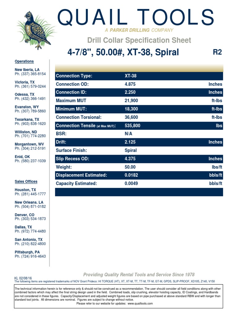 DC 4.875 50 2.250id xt-38 Spiral | PDF | Mechanical Engineering
