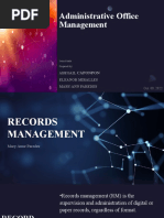 Chapter 2 Office Management | PDF | Information | Records Management