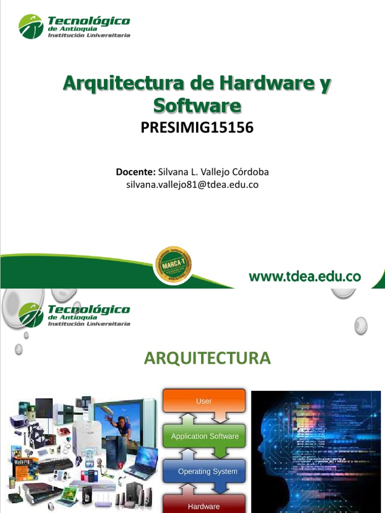 Introducción A La Arquitectura De Hardware Y Software Pdf Software