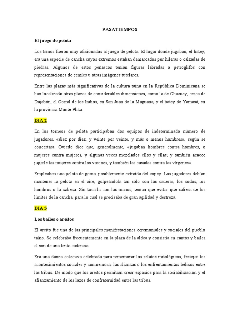 Mitos, Ritos y Religión de Los Taínos | PDF