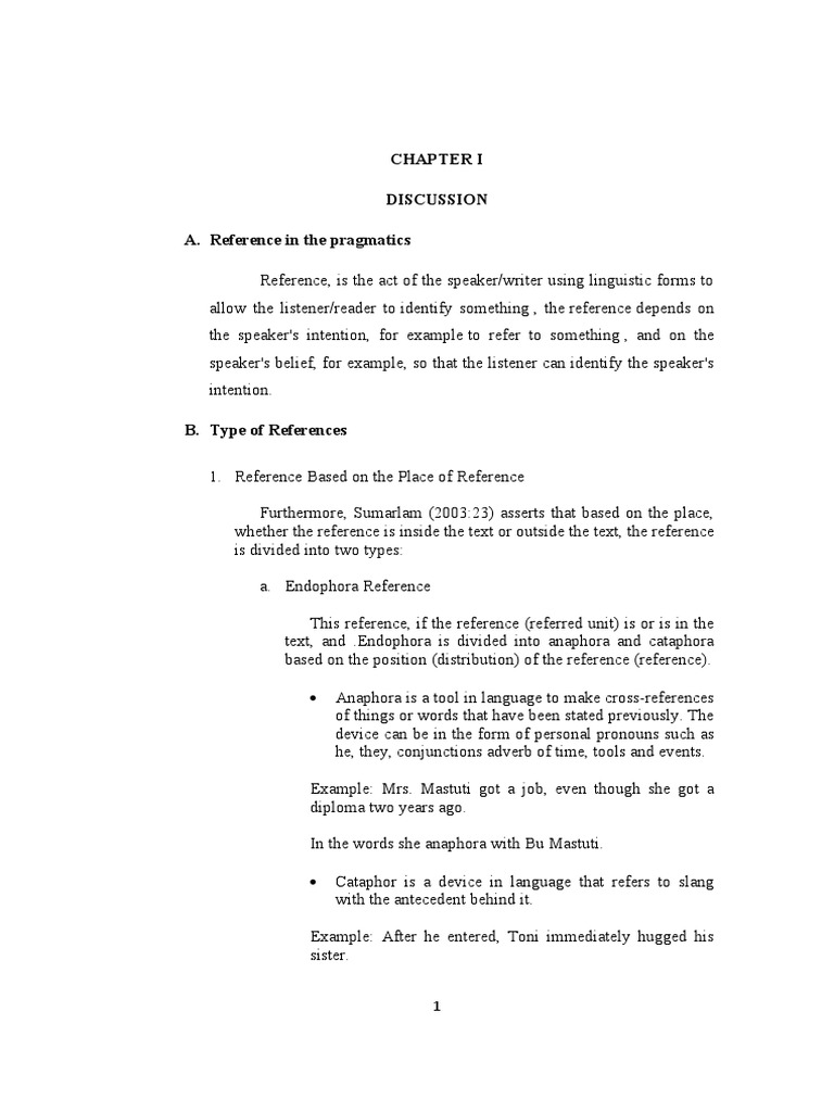 Reference and Inference-1 | PDF | Inference | Pronoun