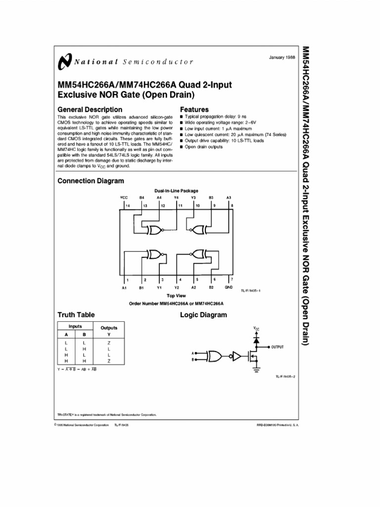 Porta Lógica XNOR | PDF