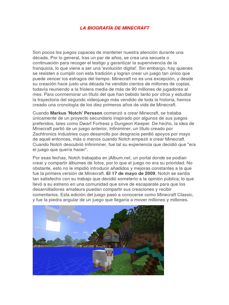 Minecraft | PDF | Minecraft