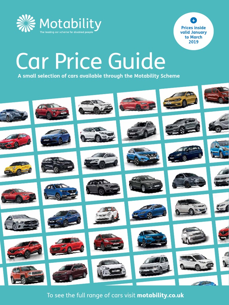 Latest Motability Price Guide | Download Free PDF | Fuel Economy In ...