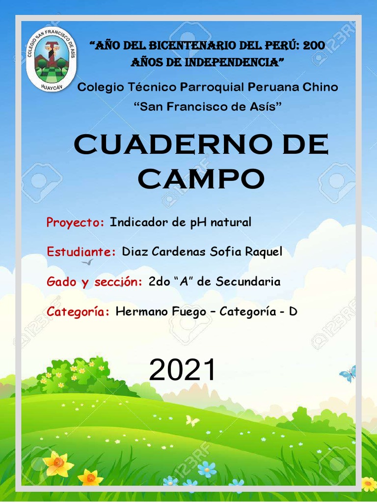 Cuaderno de Campo Categoria D 2a de Secundaria | PDF Cuaderno de Campo Categoria D 2a de Secundaria | PDF