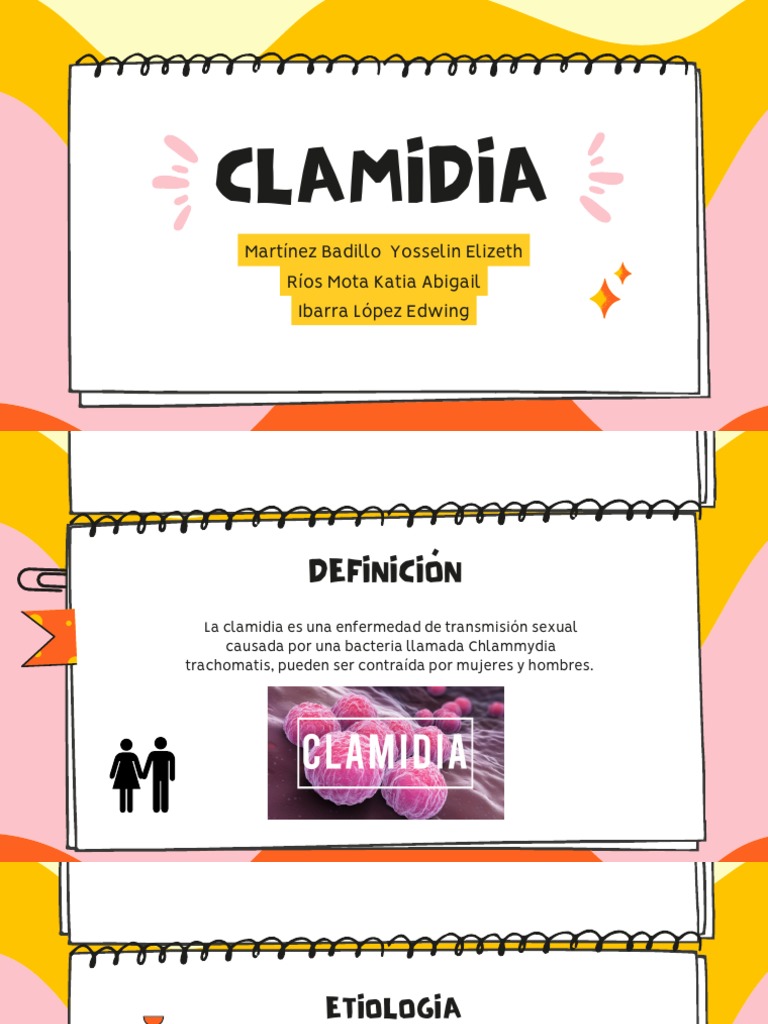 Presentación Clamidia | PDF | Infección transmitida sexualmente ...
