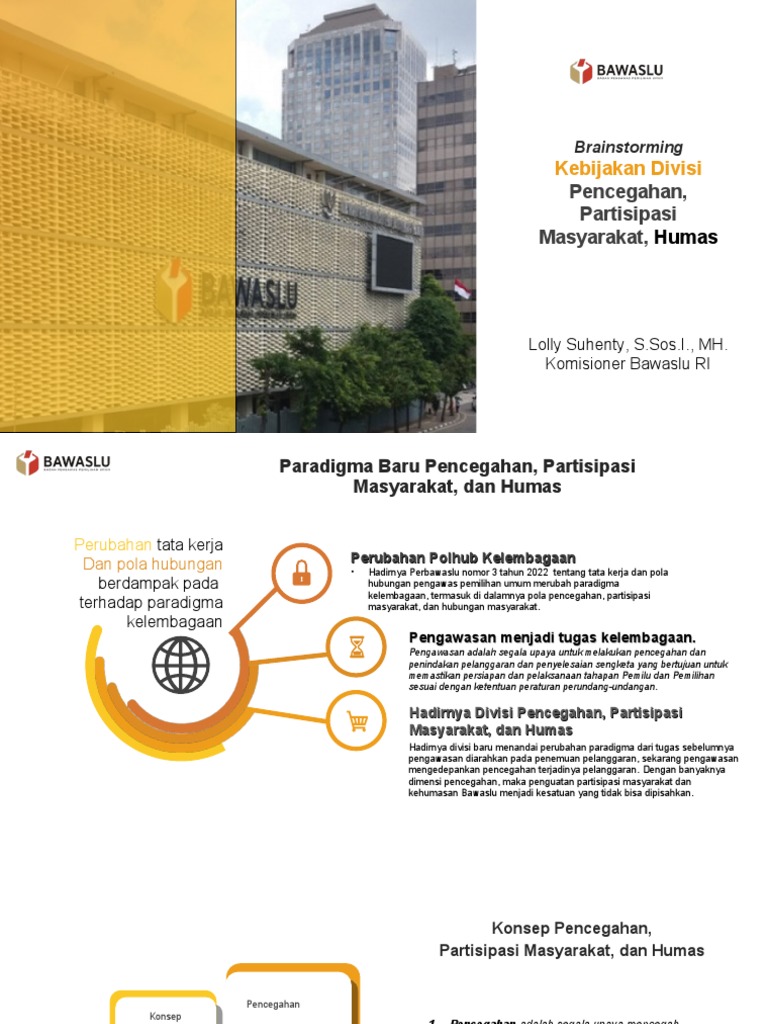 Materi Divisi Pencegahan, Usman | PDF