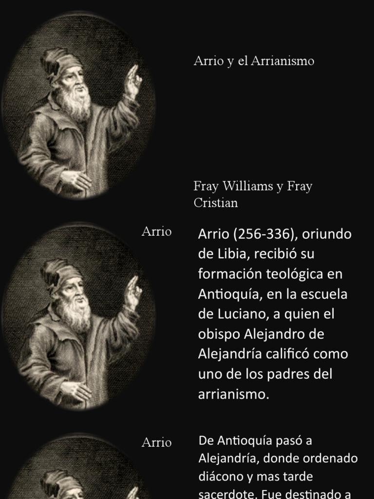 Exposicion Arrianismo | Descargar gratis PDF | arrianismo | espíritu Santo