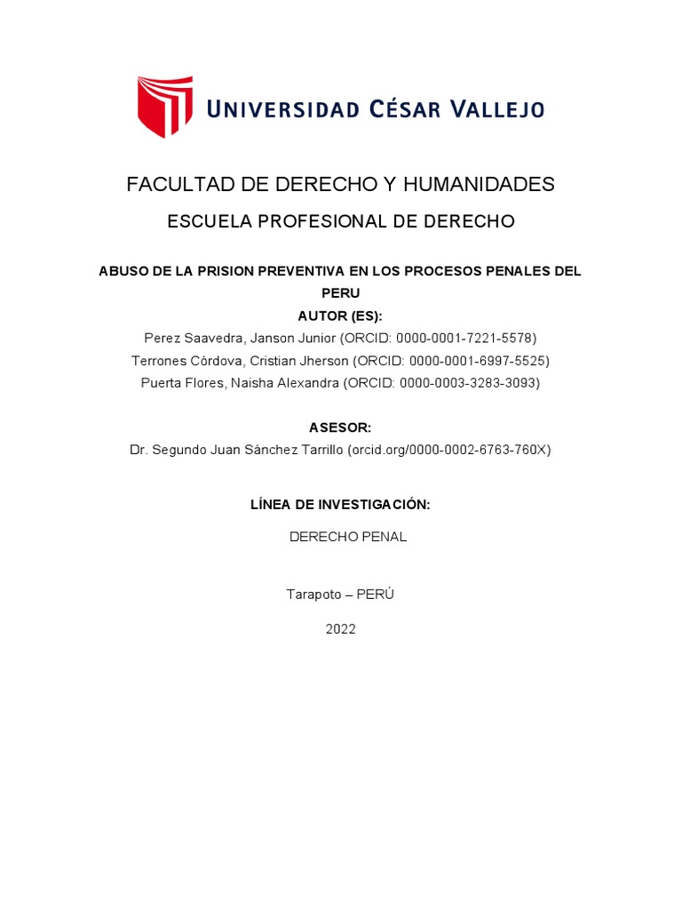 Avance Proyecto - Grupo 02 - Mic | PDF | Mandato | Prisión