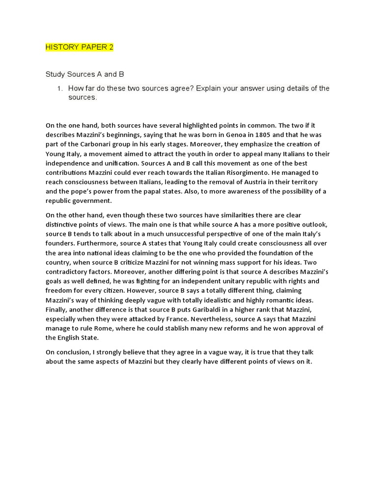 History Paper 2 | PDF | Politics | Social Science