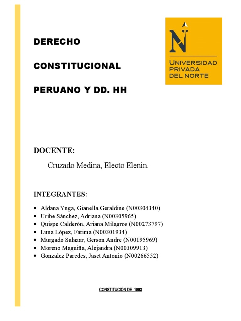 Constitucion Del 93 Pdf Instituciones Sociales Responsabilidad