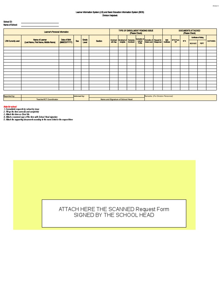 RF03 LIS Pending Approval Process | PDF