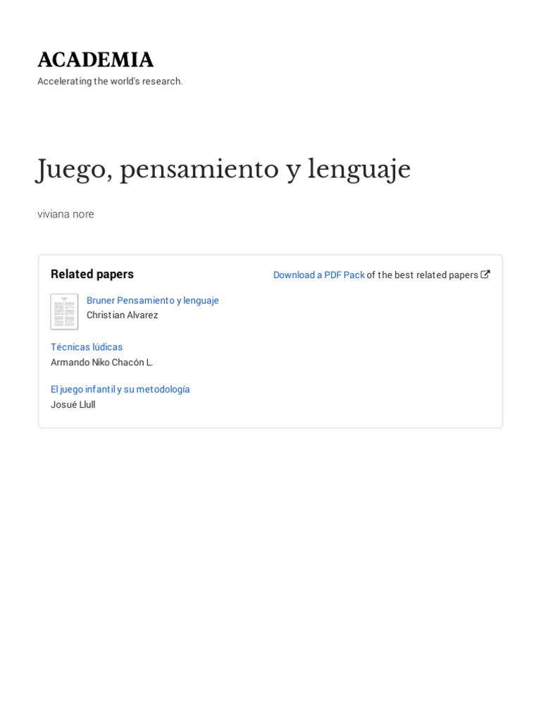 ARTICULO - CIENTIFICO - 3 - RELATORIA With Cover Page v2 | PDF | Pensamiento | Aprendizaje