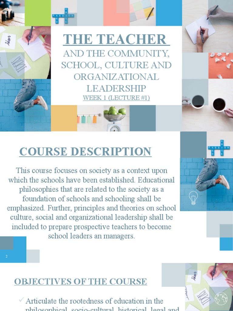 The Teacher and The Community Lecture #1 | PDF | Leadership | Learning