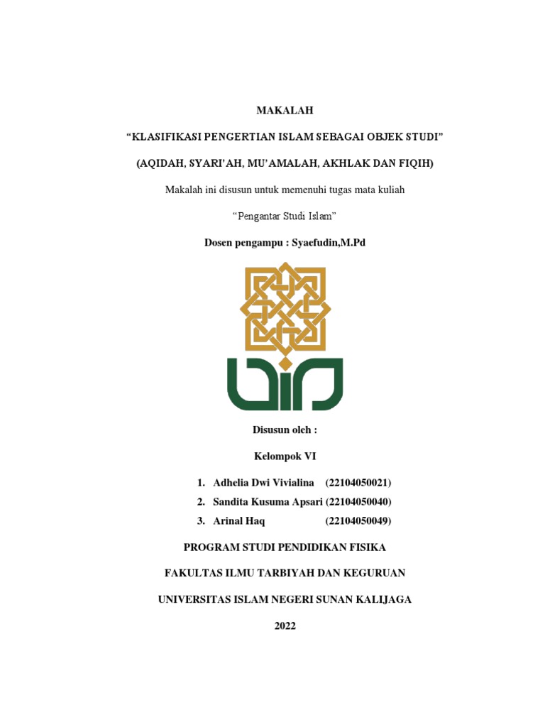 Makalah Psi Kelompok 6 | PDF