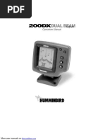 Humminbird Wide Optic Manual | PDF | Menu (Computing) | Sonar
