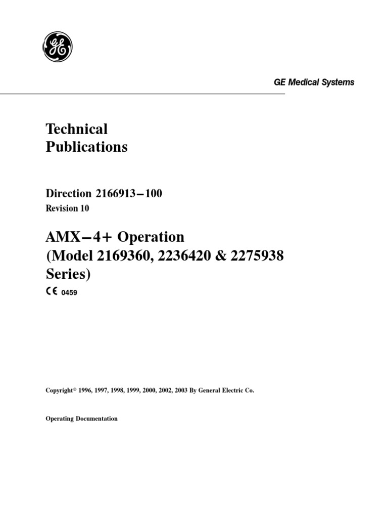 GE AMX4 (+) OperationManual | PDF | Electromagnetic Interference | Radio