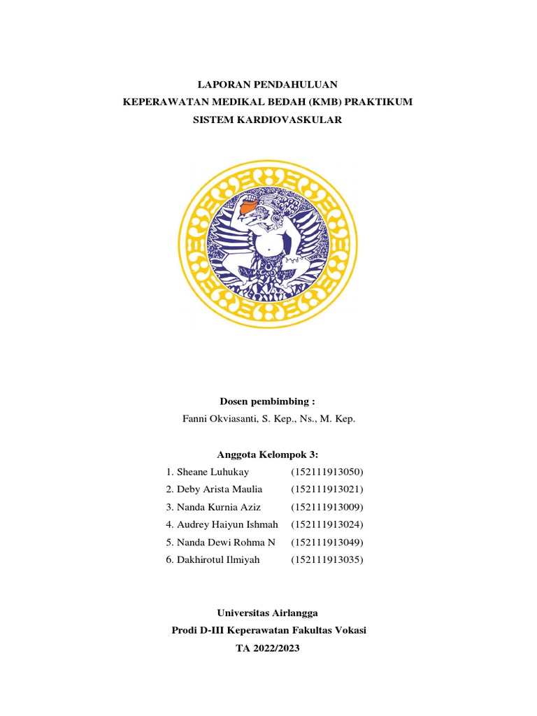 Laporan Pendahuluan Sistem Kardiovaskular KMBP | PDF