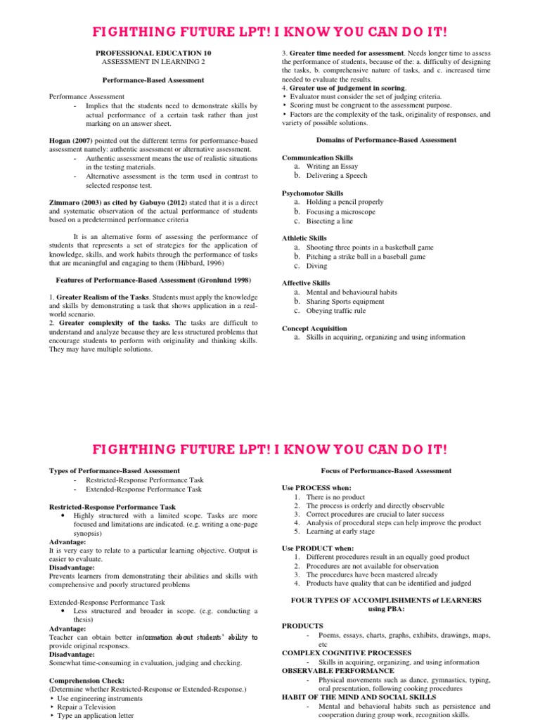 Midterms Reviewer | PDF | Educational Assessment | Rubric (Academic)