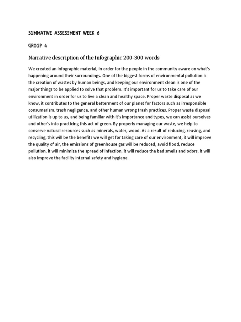 Summative Assessment Week 6 | PDF | Science & Mathematics