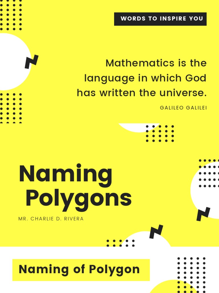 Naming of Polygons | PDF | Polygon | Topological Spaces