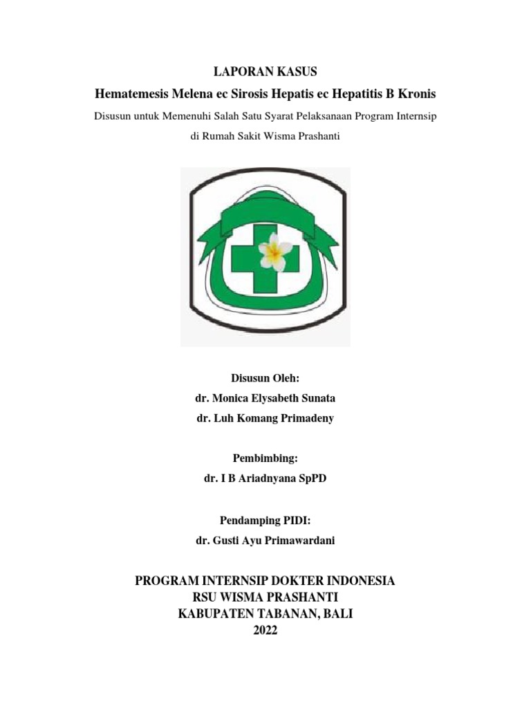 Laporan Kasus Hematemesis Melena Sirosis | PDF