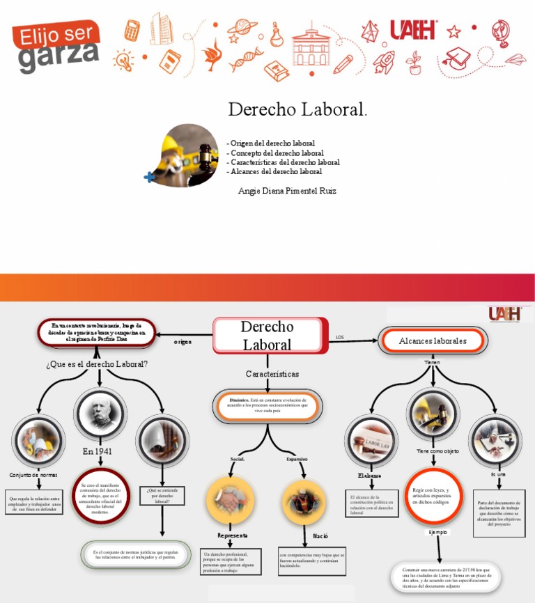 Mapa Conceptual-Derecho Laboral. | PDF | Derecho laboral | Ciencias Políticas