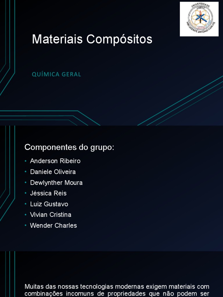 Introdução a Materiais Compósitos | PDF | Material composto ...