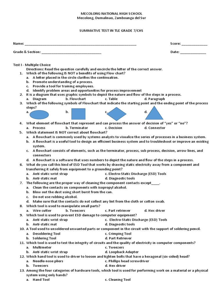 CHS Exam | PDF | Electrostatic Discharge | Computing