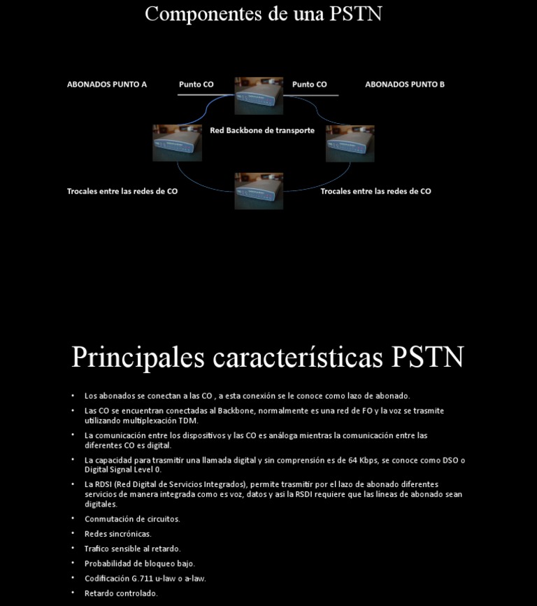Componentes de Una PSTN | PDF