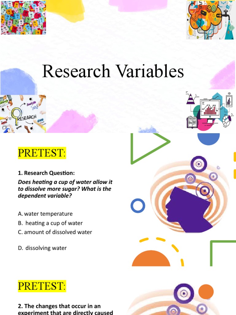 PR2 LESSON 2 Research Variables | PDF | Level Of Measurement | Science