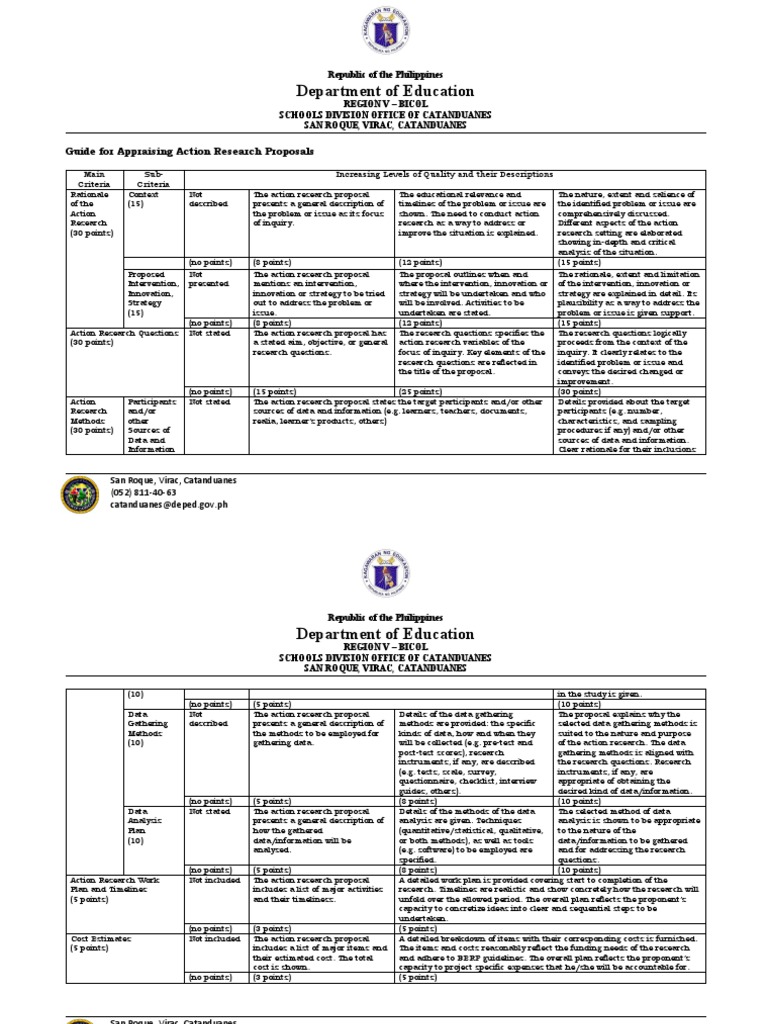 Guides For Appraising Action Research | PDF | Evaluation Methods ...