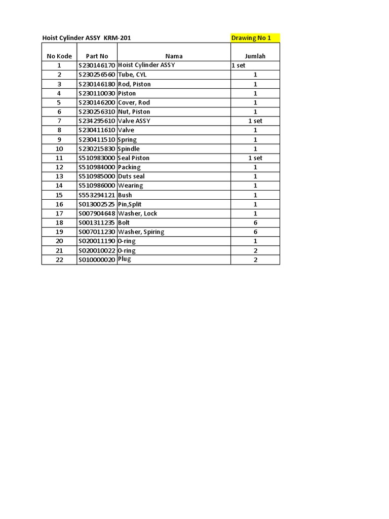Katalog PN ShinMaywa KRM 201 Kyokuto | PDF | Piston | Machines